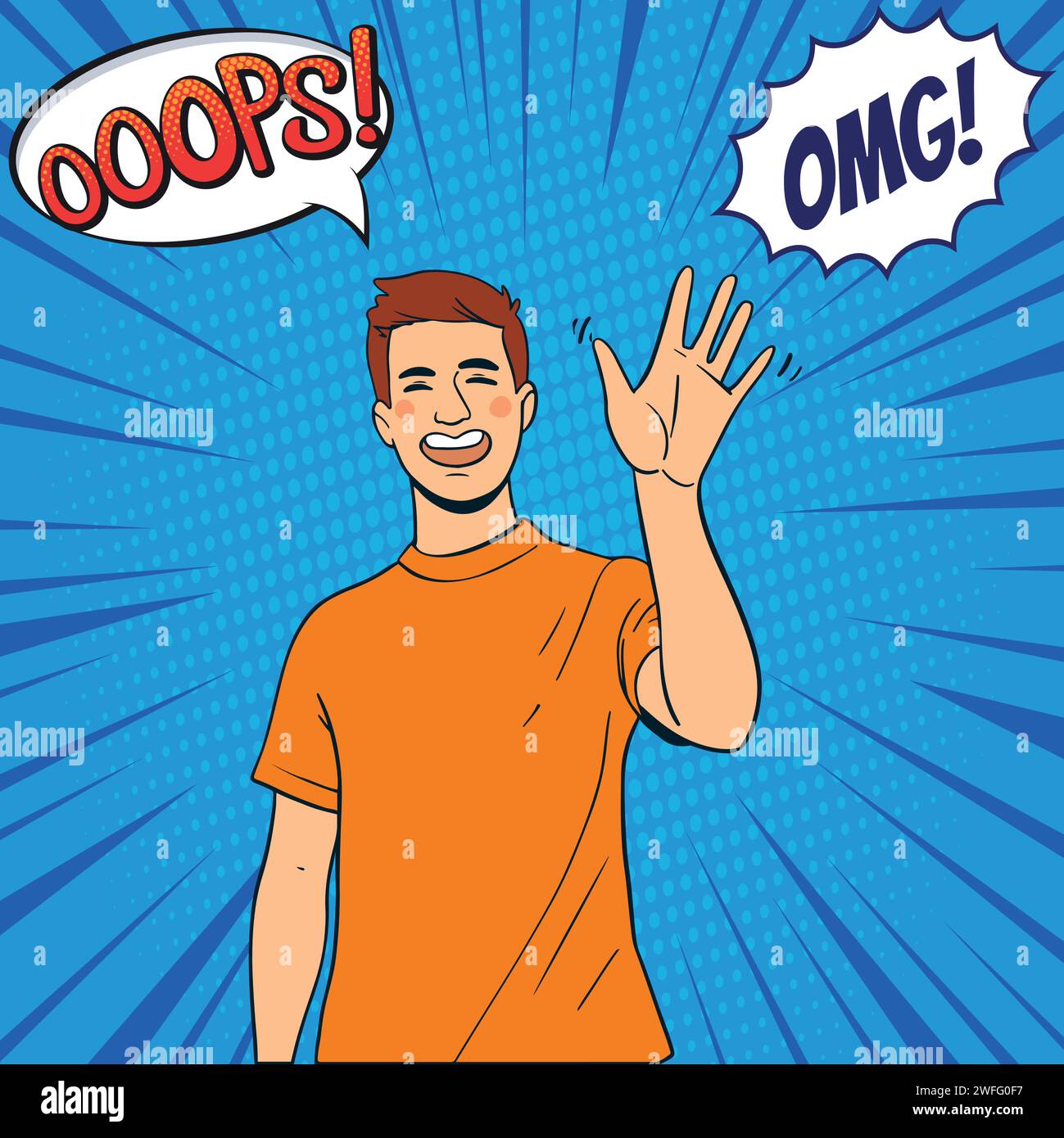 funny young man pop art style vector image Stock Vector Image & Art - Alamy funny young man pop art style vector image Stock Vector Image & Art - Alamy