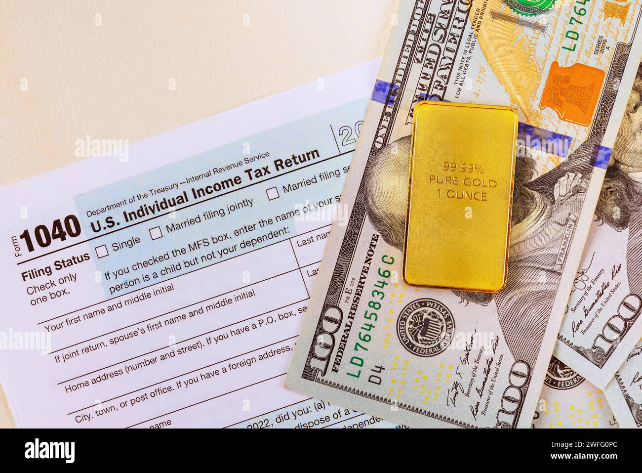 Taxes payable after investing in gold through financial planning Stock ...