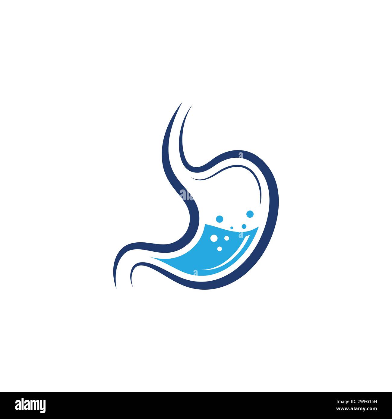 stomach care icon designs concept vector illustration Stock Vector ...