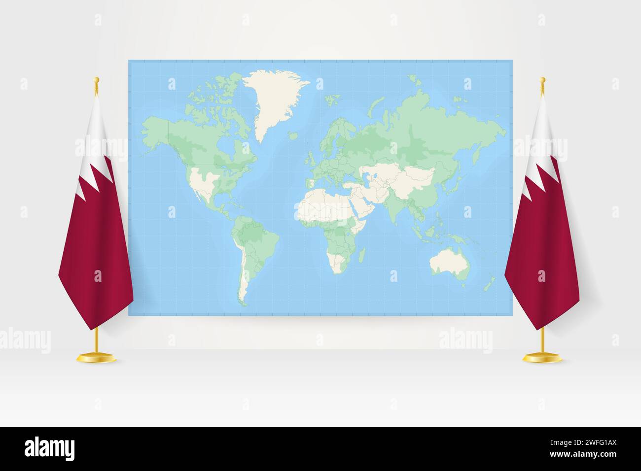 Qatar international relations Stock Vector Images - Alamy
