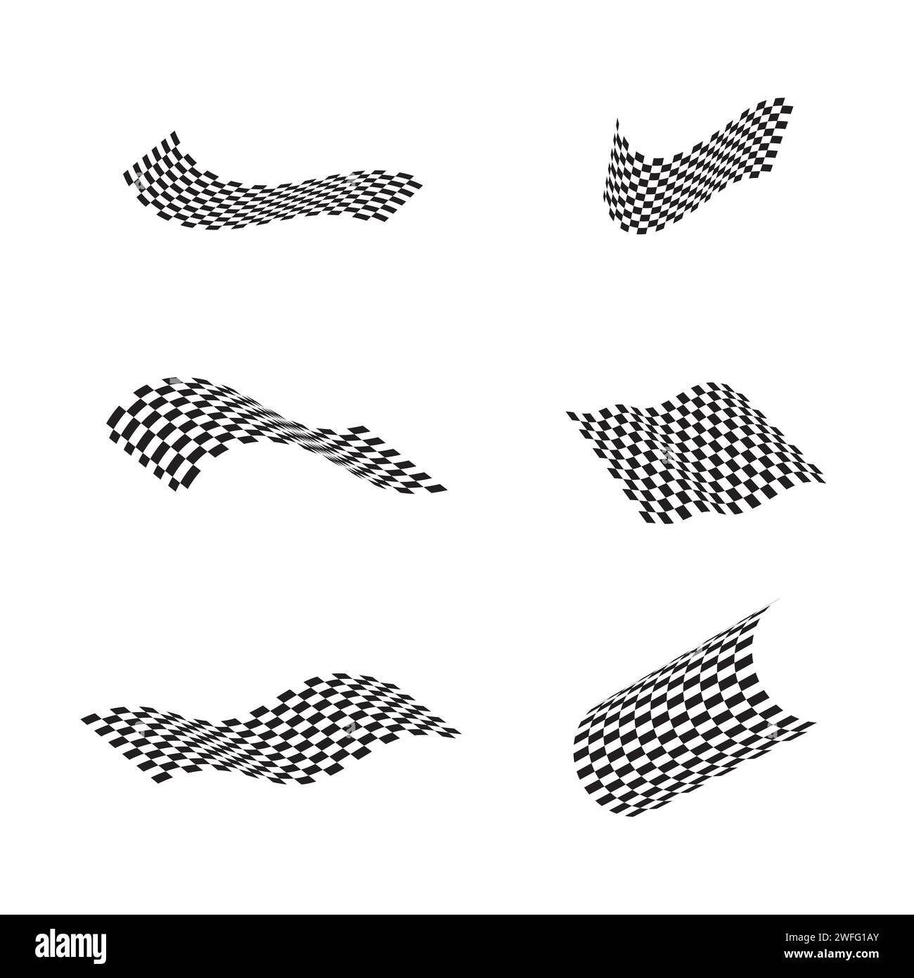 Race flag icon, simple design illustration vector Stock Vector Image ...