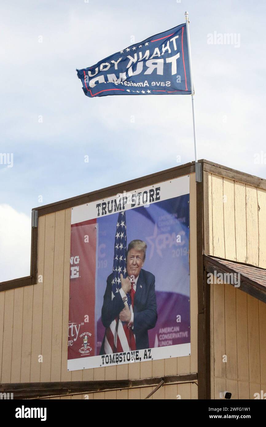 A Trump Store that opened a year and a half ago can be seen off Route ...
