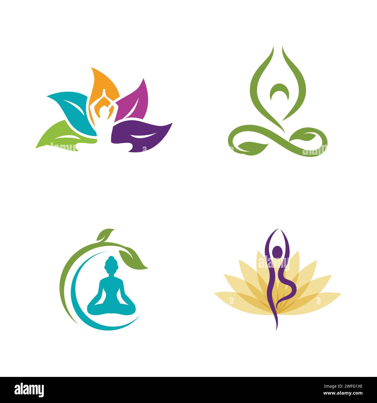Namaste vector vectors Stock Vector Images - Alamy