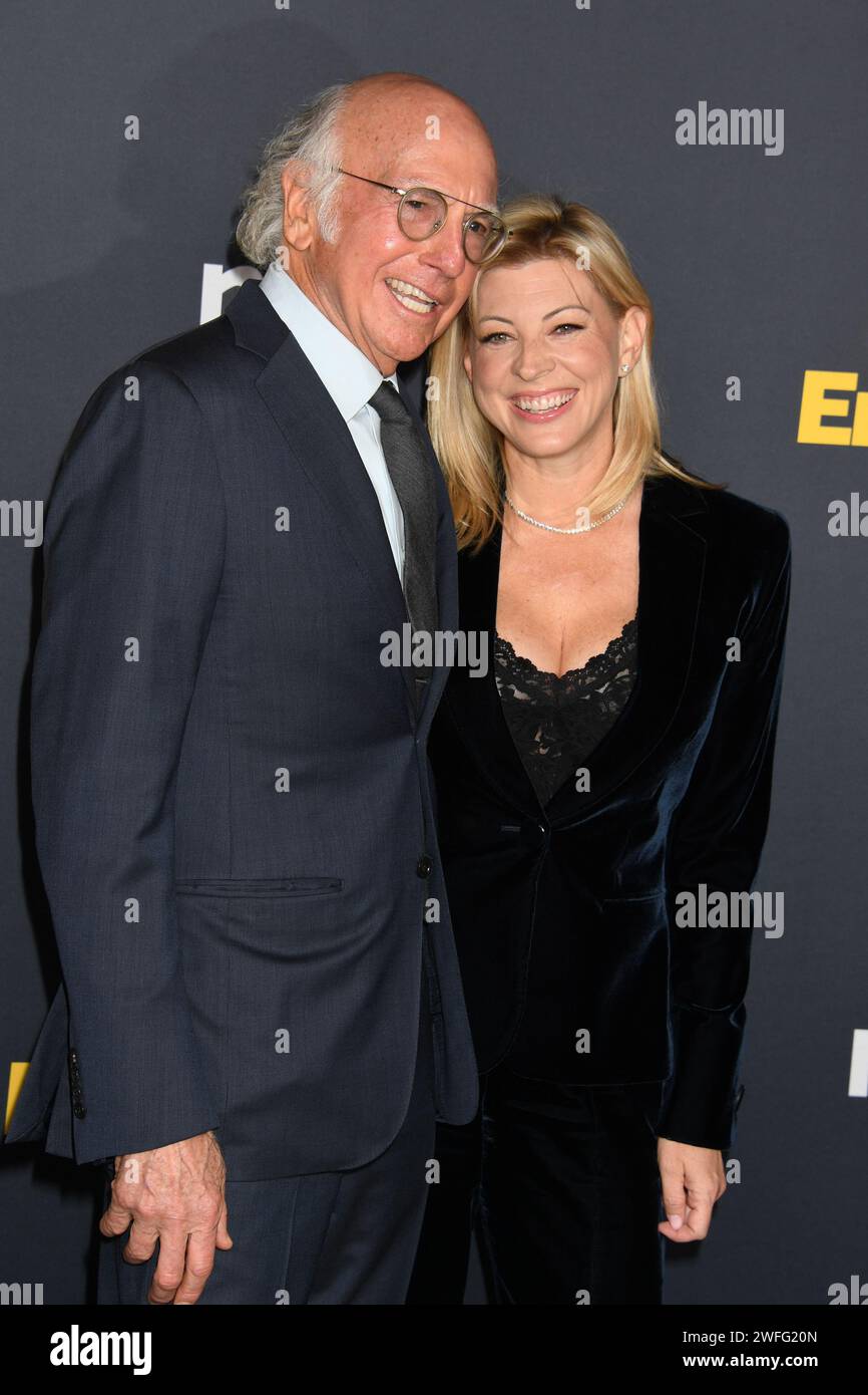 Los Angeles, Ca. 30th Jan, 2024. Larry David and Ashley Underwood at ...
