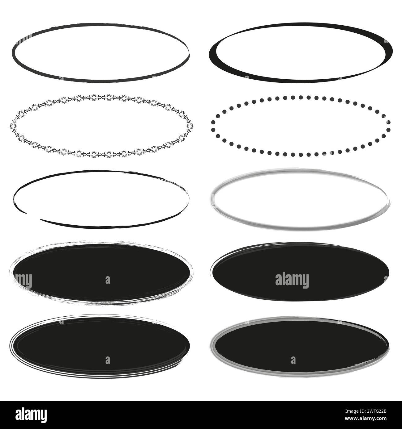 10 oval hi-res stock photography and images - Alamy