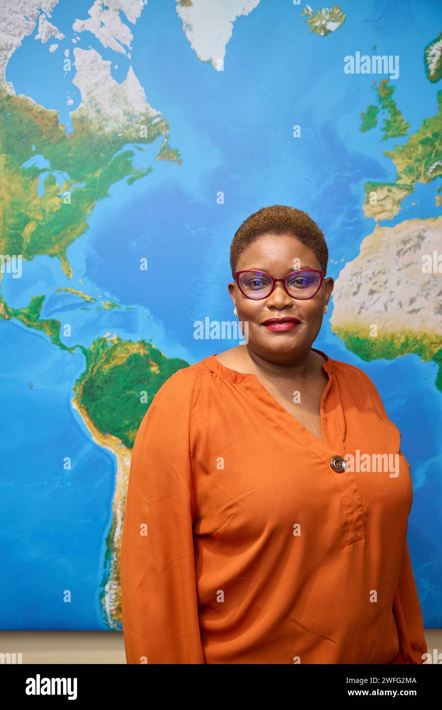 Hamburg, Germany. 24th Jan, 2024. Edell Otieno-Okoth, expert at Plan ...