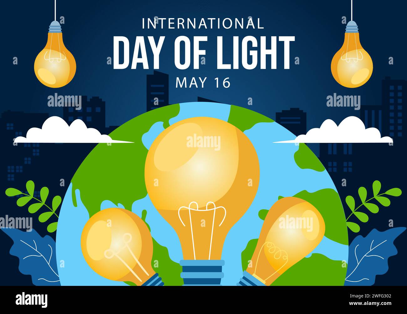 Day of Light Social Media Background Flat Cartoon Hand Drawn Templates ...