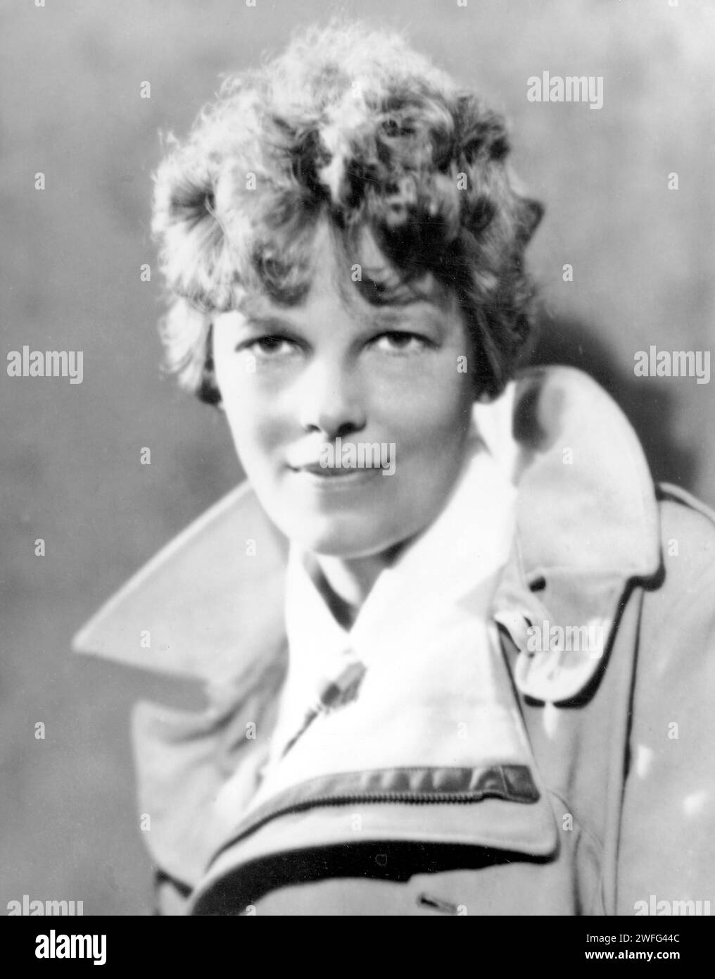 FILE - An undated file photo shows American aviatrix Amelia Earhart. A ...