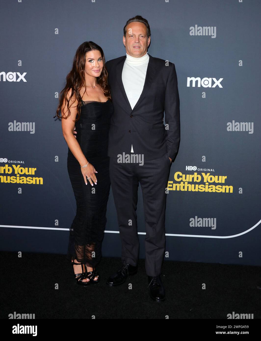 Los Angeles, USA. 30th Jan, 2024. Vince Vaughn, Kyla Weber arrives at ...