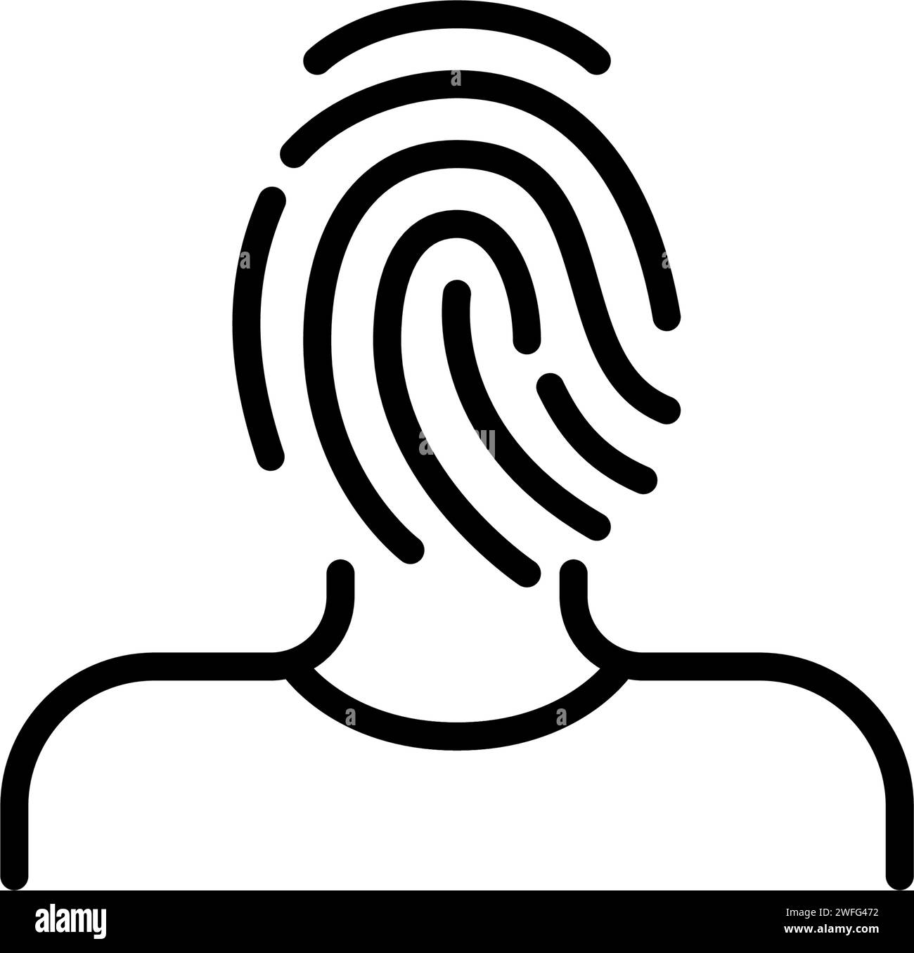 Fingerprint check Black and White Stock Photos & Images - Alamy