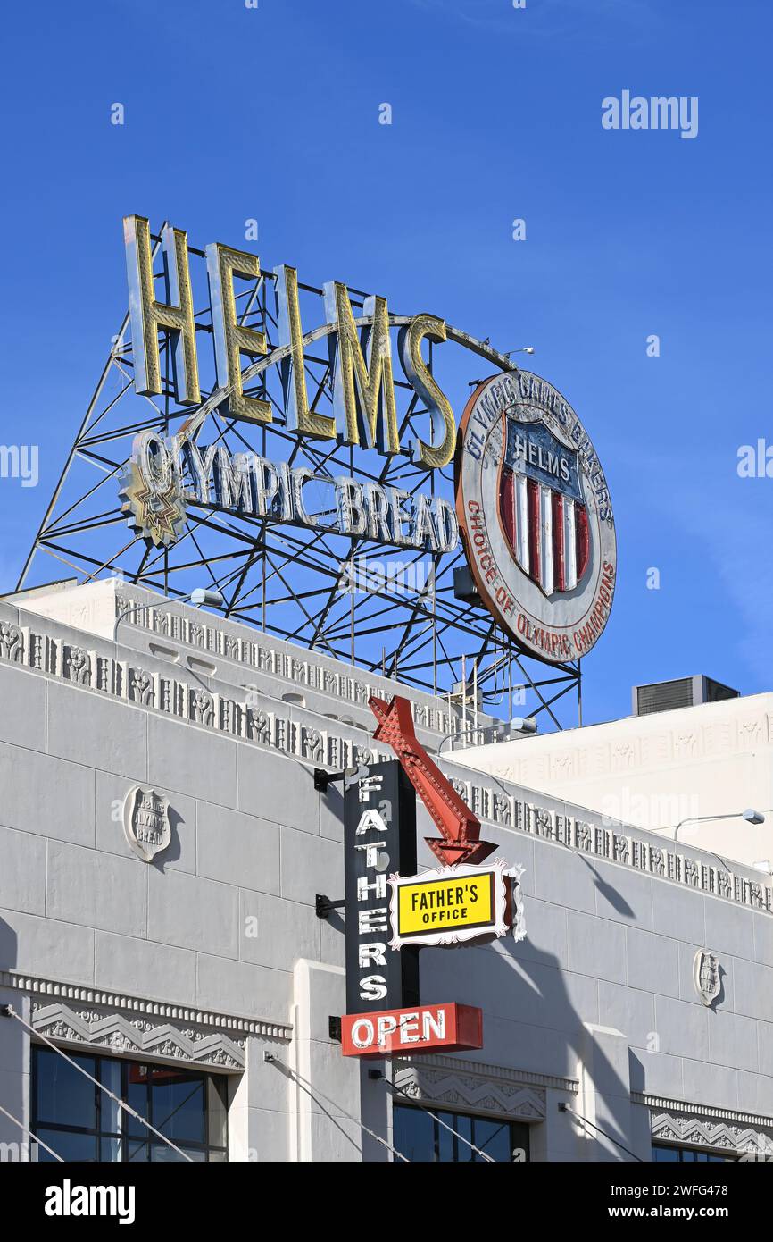CULVER CITY, CALIFORNIA - 28 JAN 2023: The Helms Olympic Bread and ...