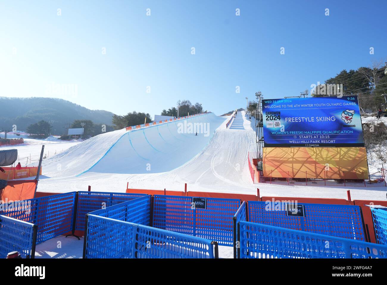 Hoengseong Welli Hilli Park Ski Resort, Hoengseong, South Korea. 31st ...