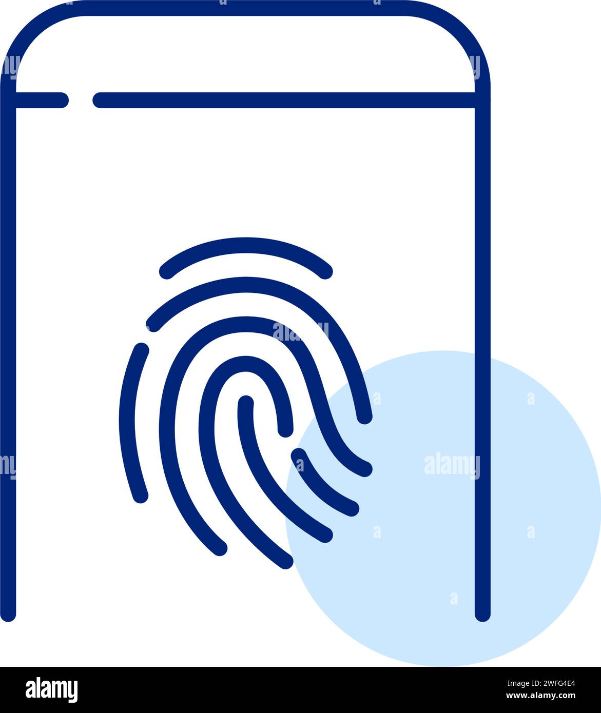 Fingerprint recognition smartphone account access. Pixel perfect ...