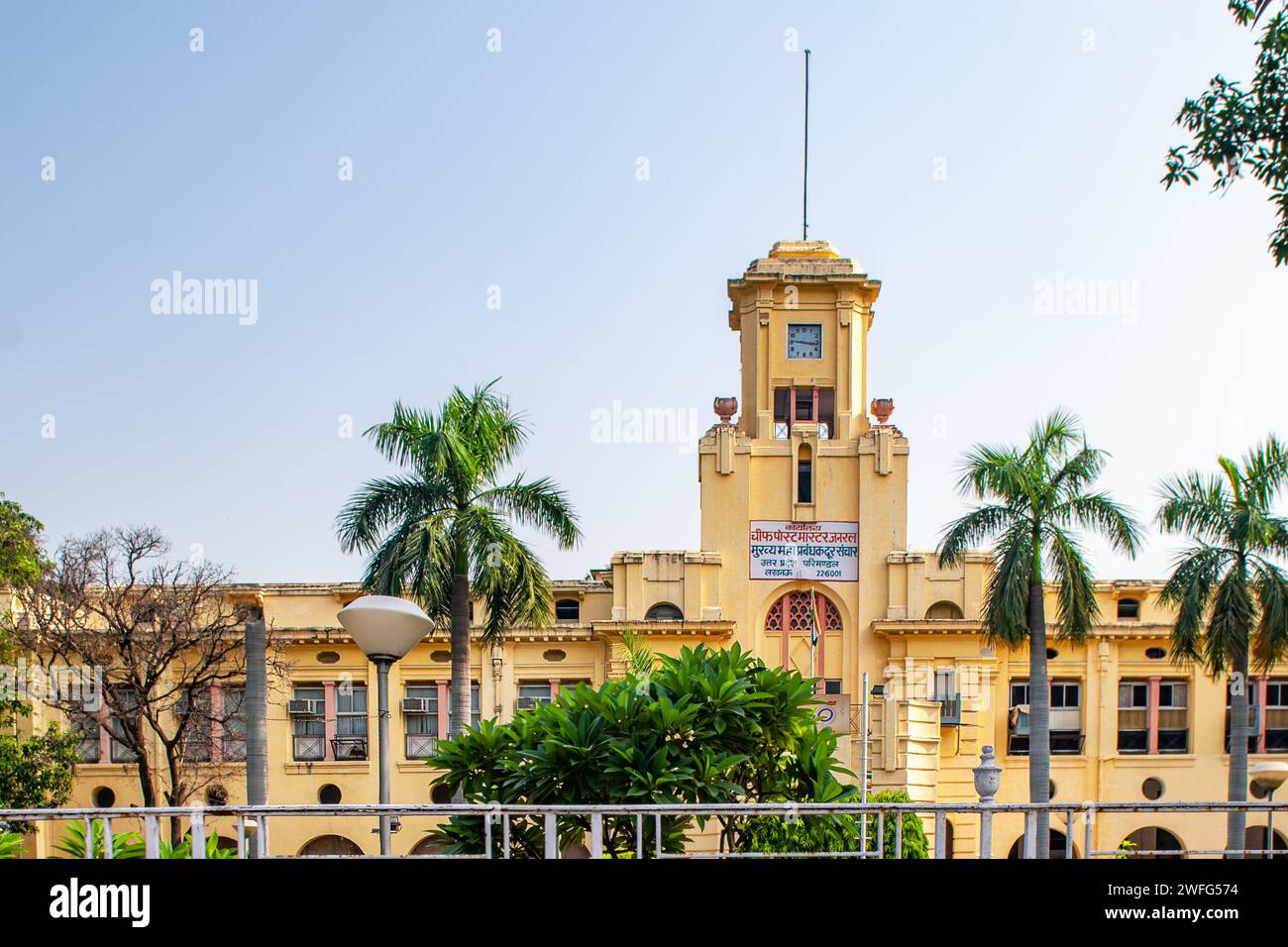 09 29 2005 Vintage Old Clock Tower on Office of Postmaster Junral ...