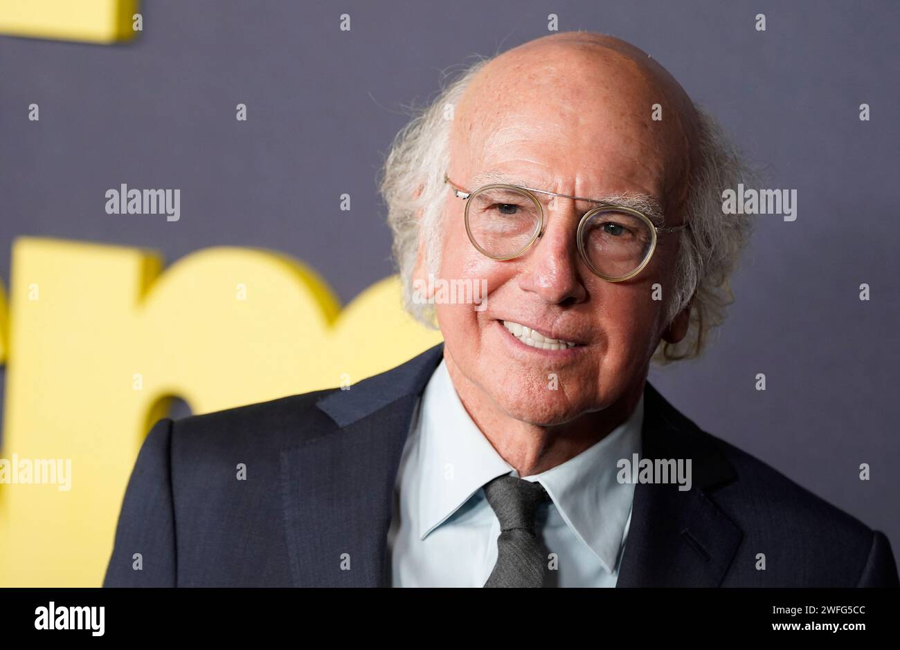 Larry David arrives at the "Curb Your Enthusiasm" final season premiere ...