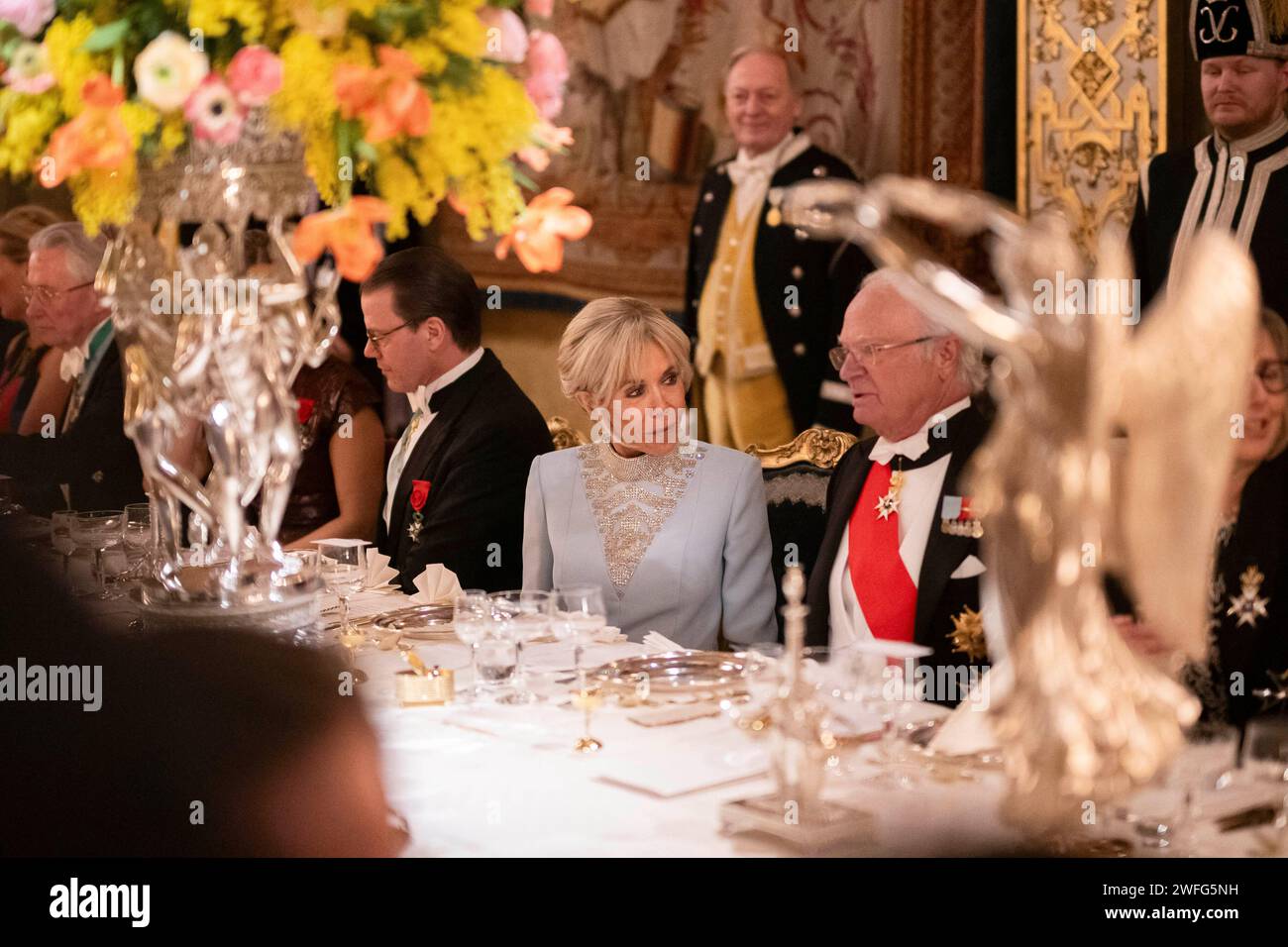 Stockholm, Sweden. 30th Jan, 2024. King Carl XVI Gustaf of Sweden ...