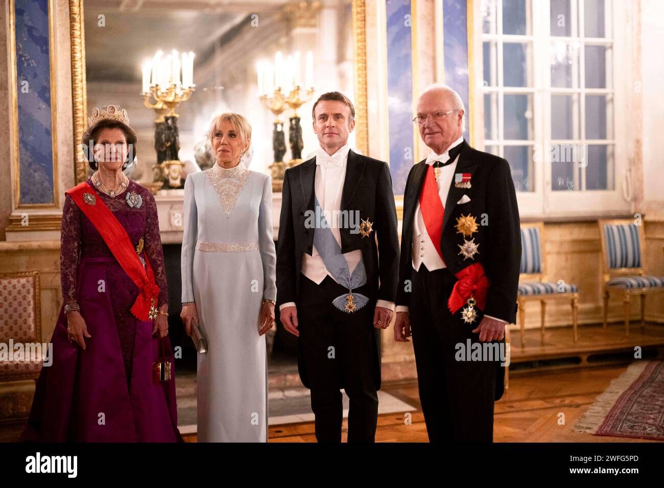 Stockholm, Sweden. 30th Jan, 2024. King Carl XVI Gustaf of Sweden ...