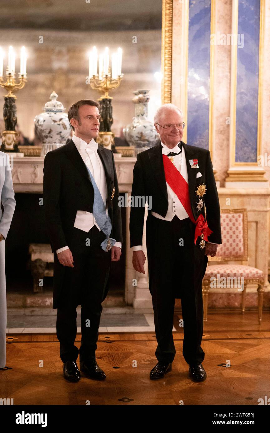 Stockholm, Sweden. 30th Jan, 2024. King Carl XVI Gustaf of Sweden ...