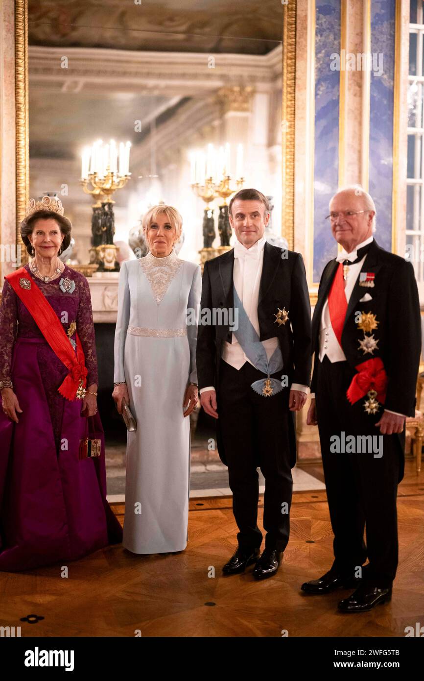 Stockholm, Sweden. 30th Jan, 2024. King Carl XVI Gustaf of Sweden ...