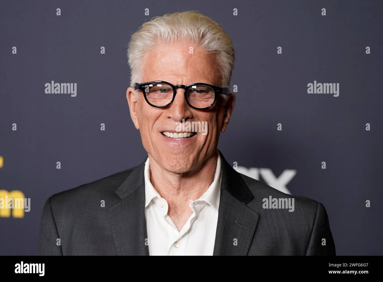 Ted Danson arrives at the "Curb Your Enthusiasm" final season premiere ...