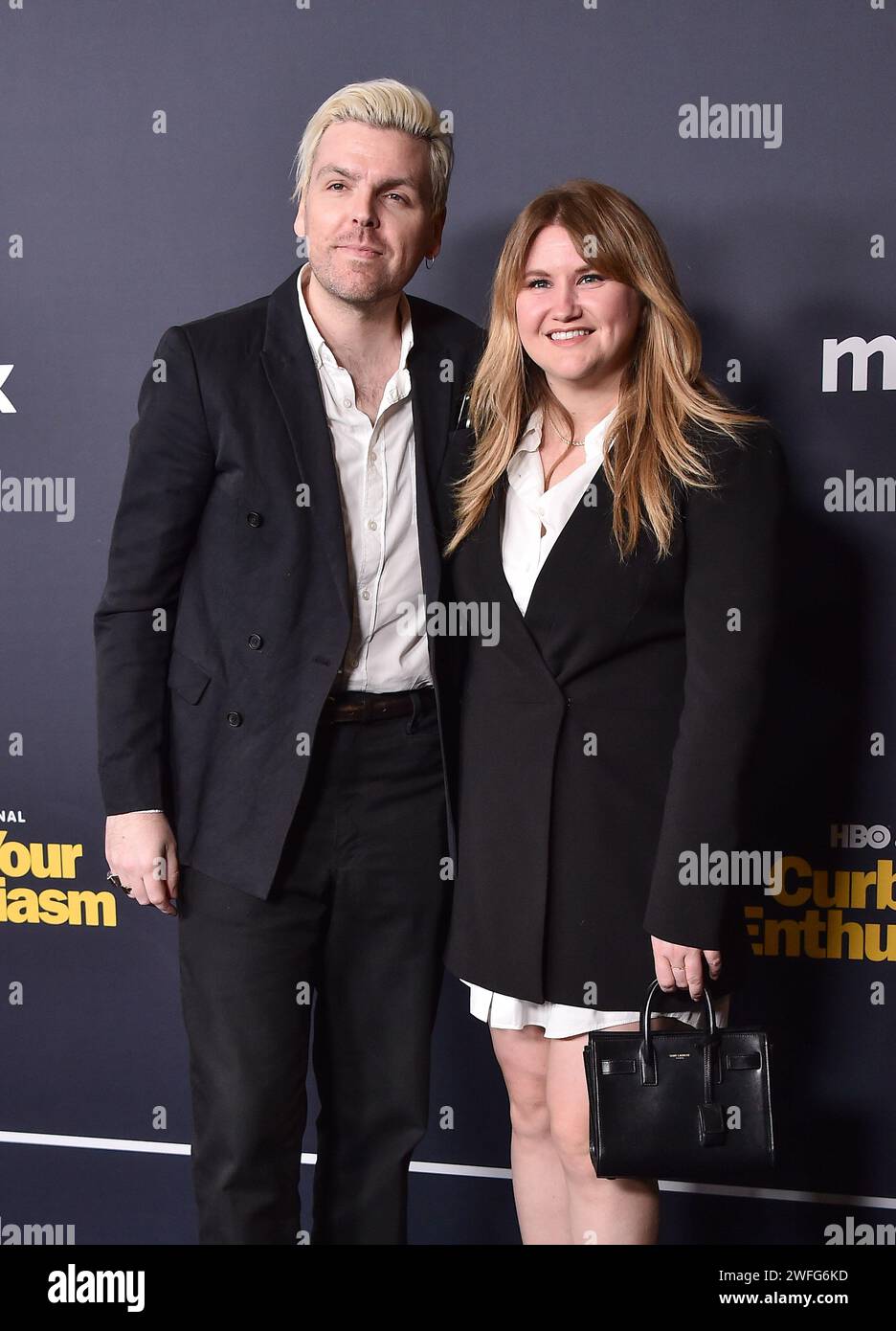 West Hollywood, USA. 30th Jan, 2024. Luke McGarry and Jillian Bell ...