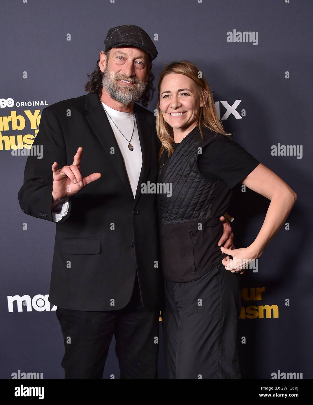 West Hollywood, USA. 30th Jan, 2024. Troy Kotsur and Deanne Bray ...
