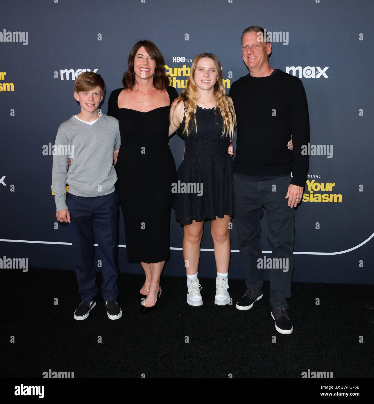 Los Angeles, USA. 30th Jan, 2024. Laura Streicher arrives at Curb Your ...