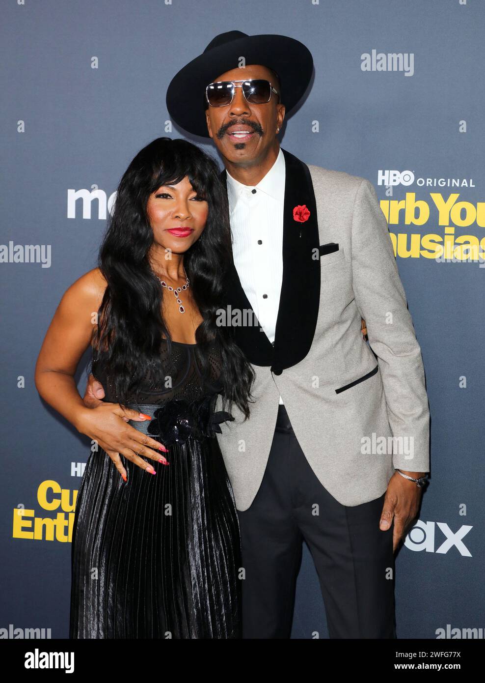 Los Angeles, USA. 30th Jan, 2024. Shahidah Omar, J.B.Smoove arrives at ...