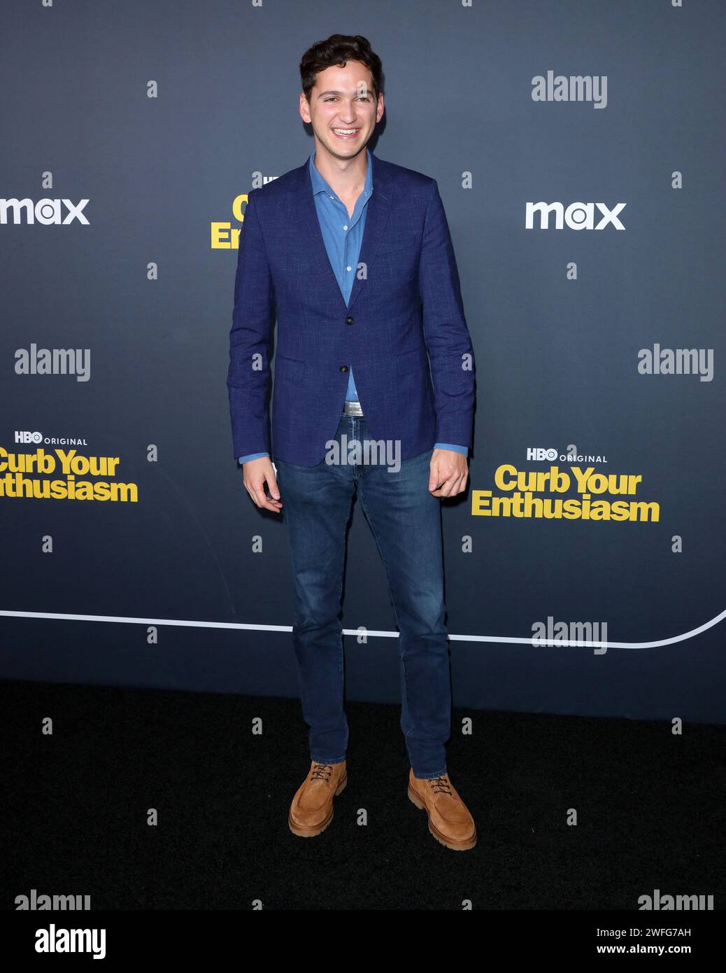 Los Angeles, USA. 30th Jan, 2024. Matt Friend arrives at Curb Your ...
