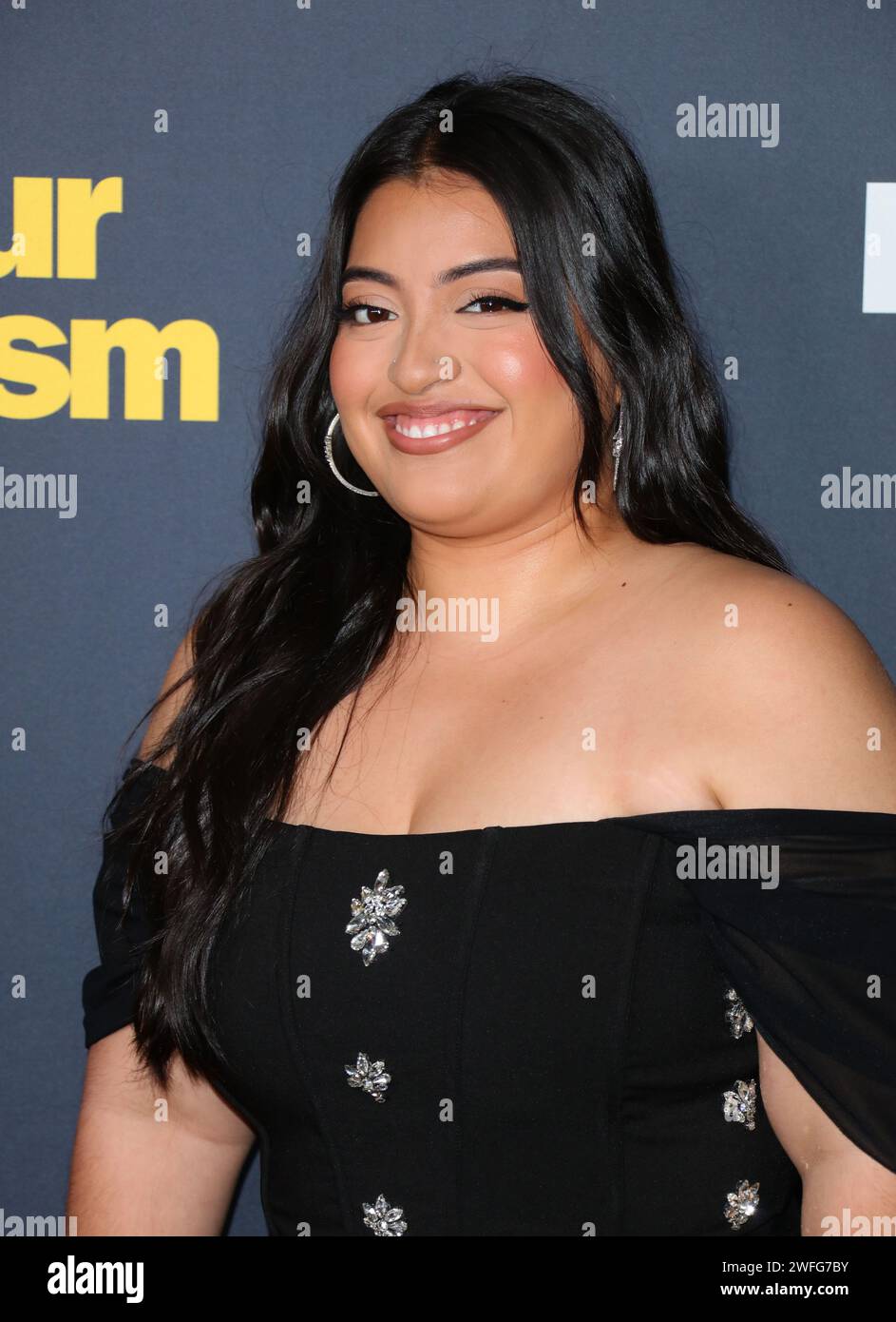 Los Angeles, USA. 30th Jan, 2024. Keyla Monterroso Mejia arrives at ...