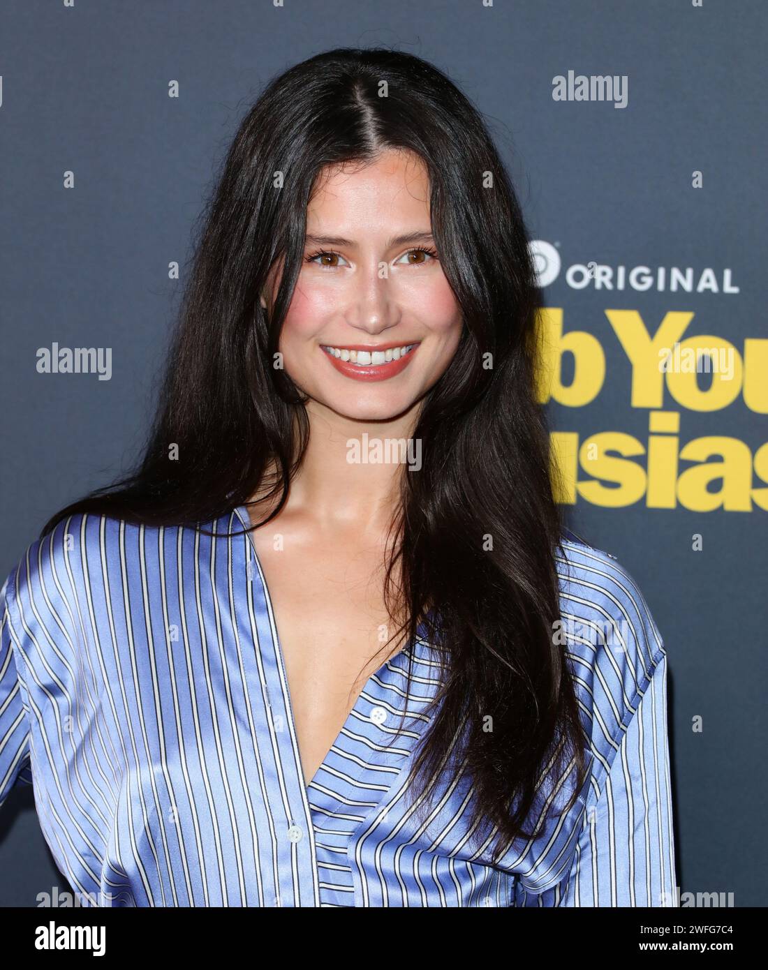 Los Angeles, USA. 30th Jan, 2024. Delaney Rowe arrives at Curb Your ...