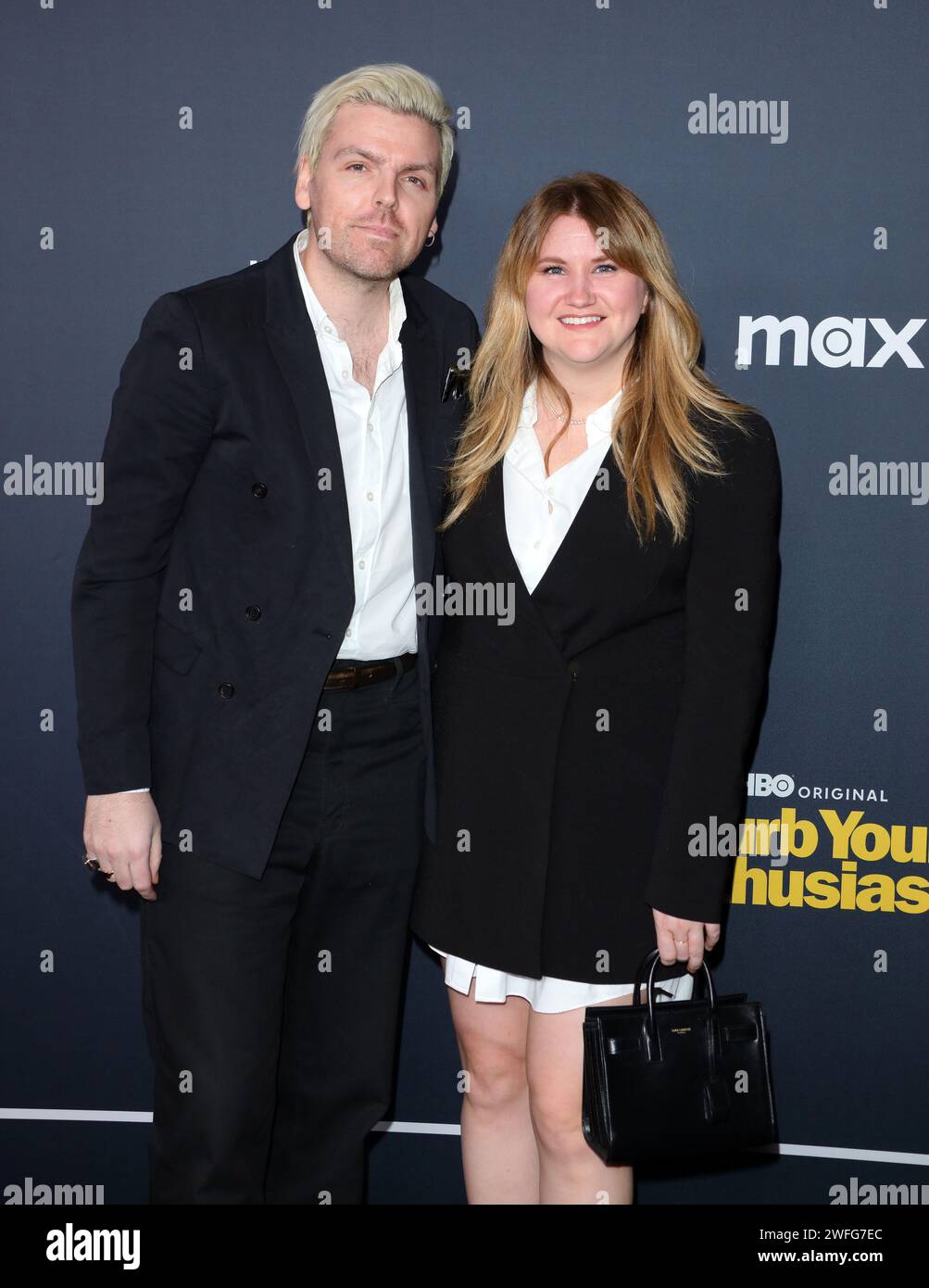 Los Angeles, USA. 30th Jan, 2024. Luke Mc Garry, Jillian Bell arrives ...
