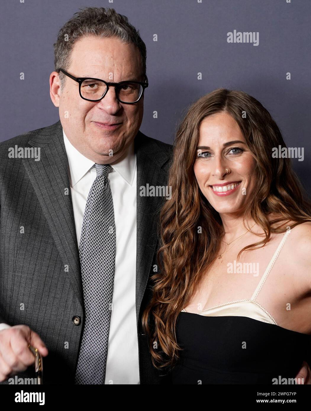 Jeff Garlin, left, and Sari Tracht arrive at the "Curb Your Enthusiasm ...