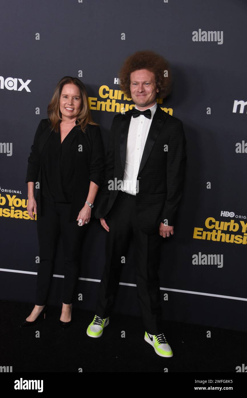 Los Angeles, California, USA 30th January 2024 Jennifer Corey and Adam ...