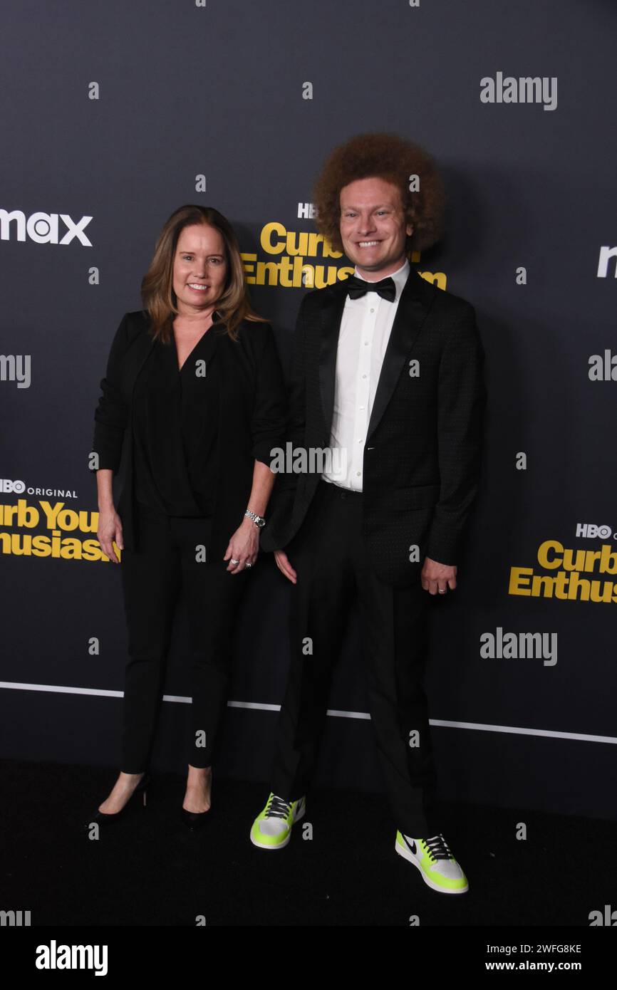 Los Angeles, California, USA 30th January 2024 Jennifer Corey and Adam ...