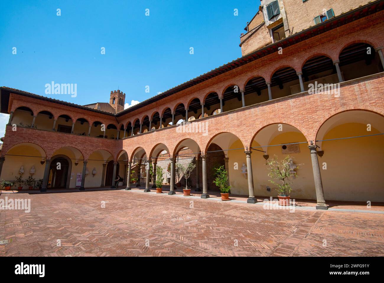 The Shrine of the House of Saint Catherine - Siena - Italy Stock Photo ...