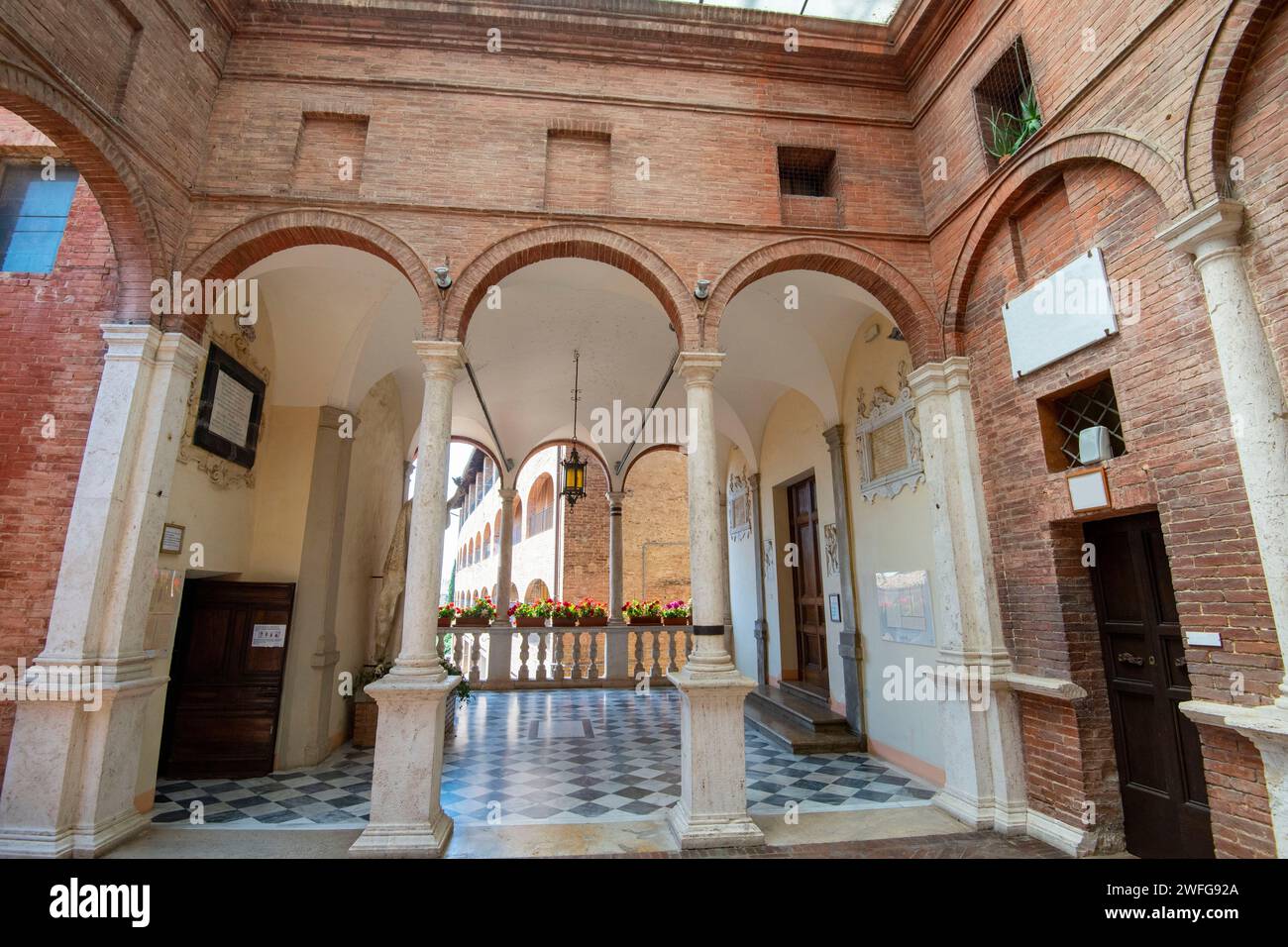 The Shrine of the House of Saint Catherine - Siena - Italy Stock Photo ...
