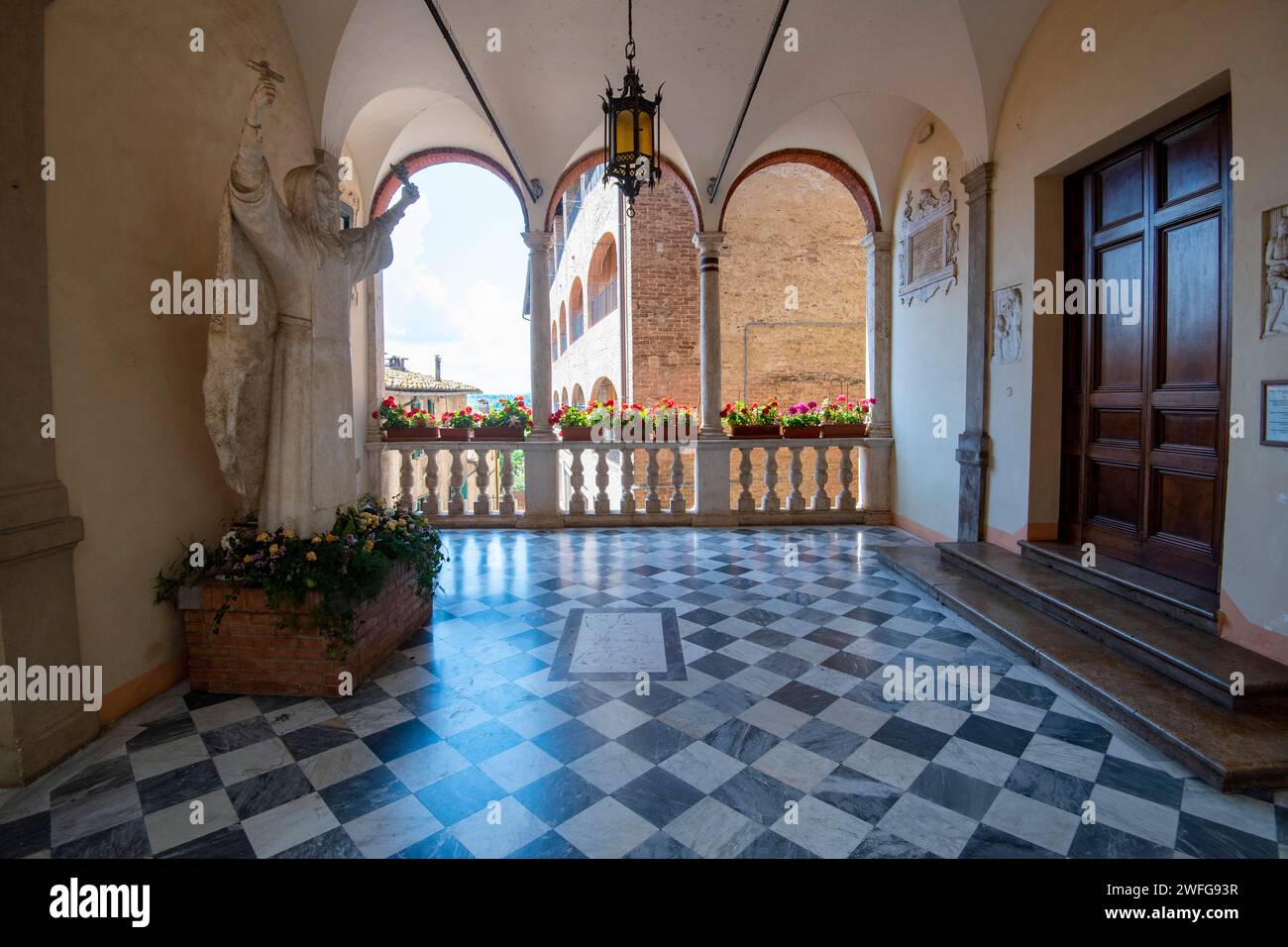 The Shrine of the House of Saint Catherine - Siena - Italy Stock Photo ...