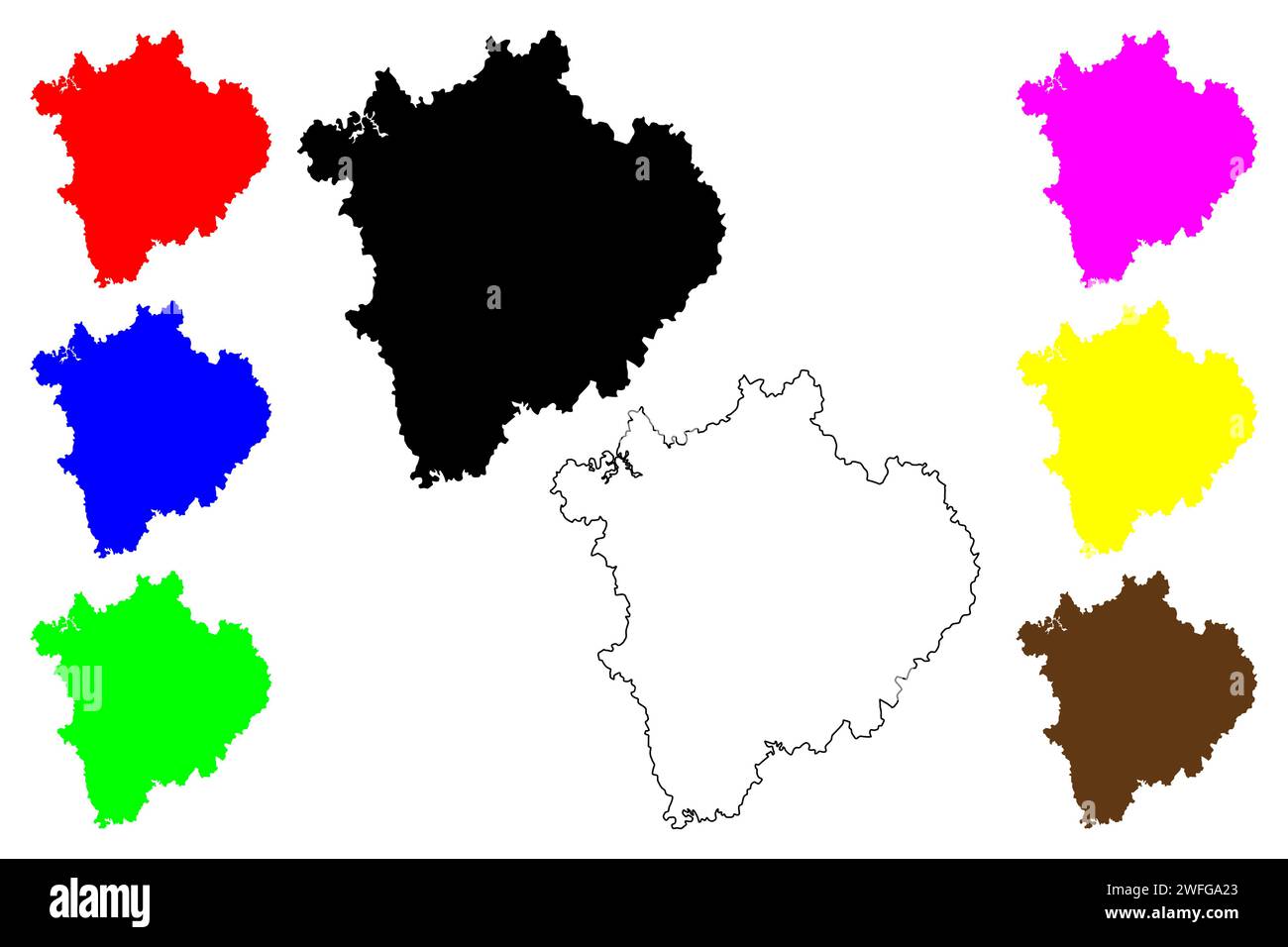 Nanchong map hi-res stock photography and images - Alamy