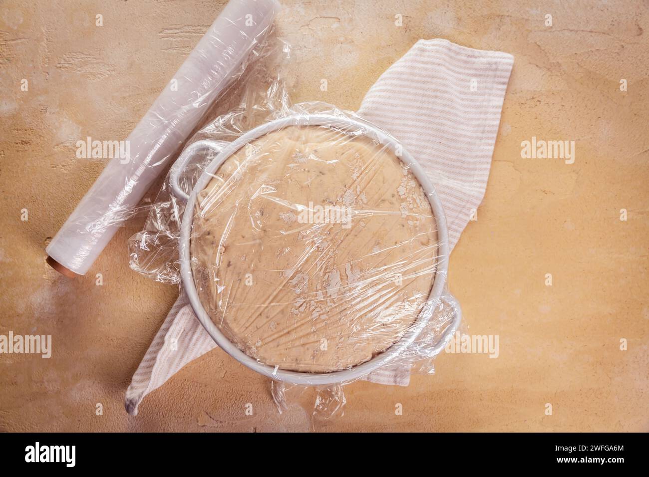 Raw dough pastries covered hi-res stock photography and images - Alamy