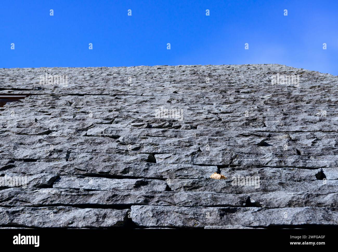 Close up blue rooftop hi-res stock photography and images - Alamy