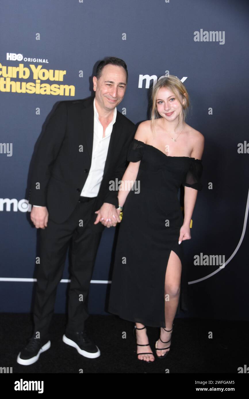 Los Angeles, California, USA 30th January 2024 Actor Saverio Guerra and ...