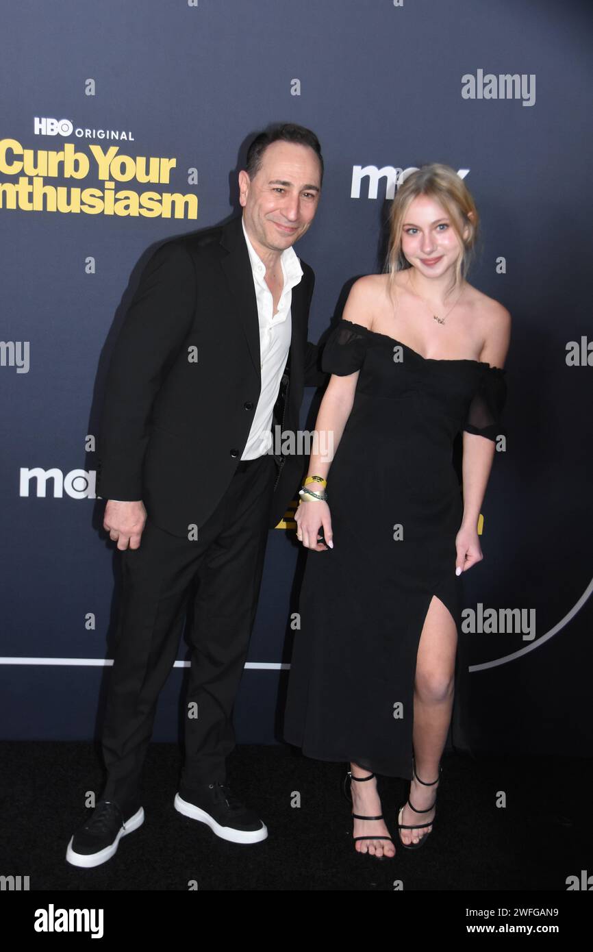 Los Angeles, California, USA 30th January 2024 Actor Saverio Guerra and ...