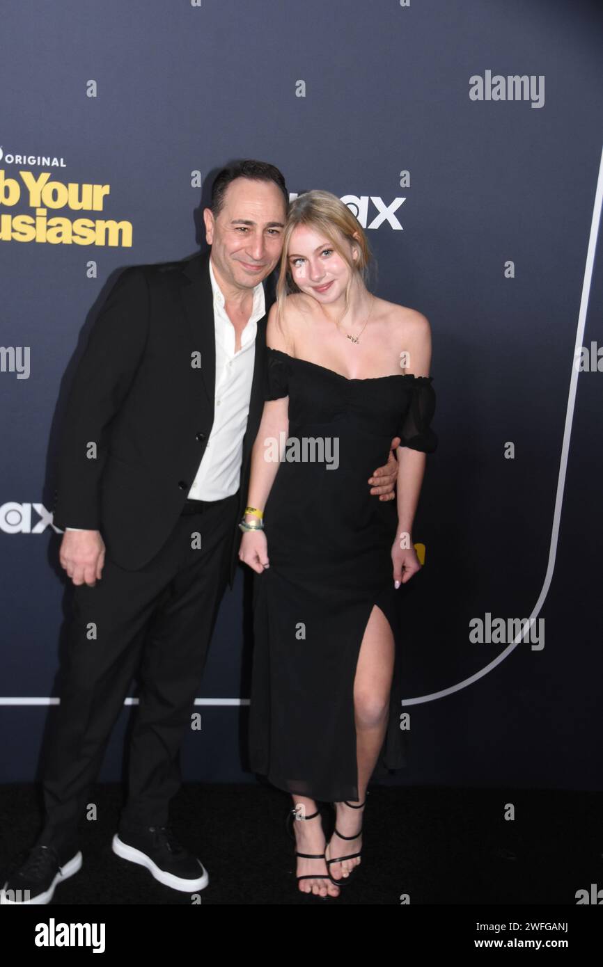 Los Angeles, California, USA 30th January 2024 Actor Saverio Guerra and Sofia Guerra attend ...