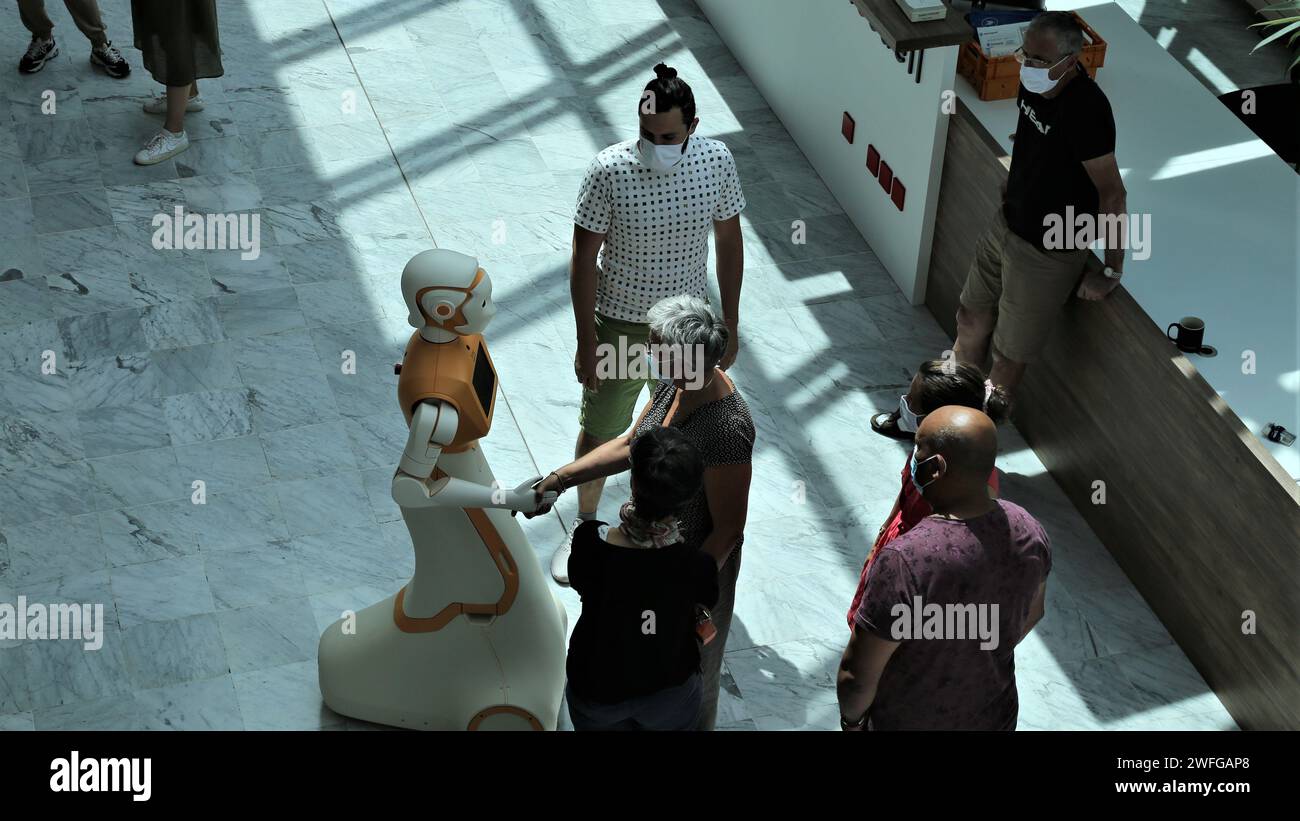 Undated handout photo issued by Assistance Publique Hopitaux de Paris ...