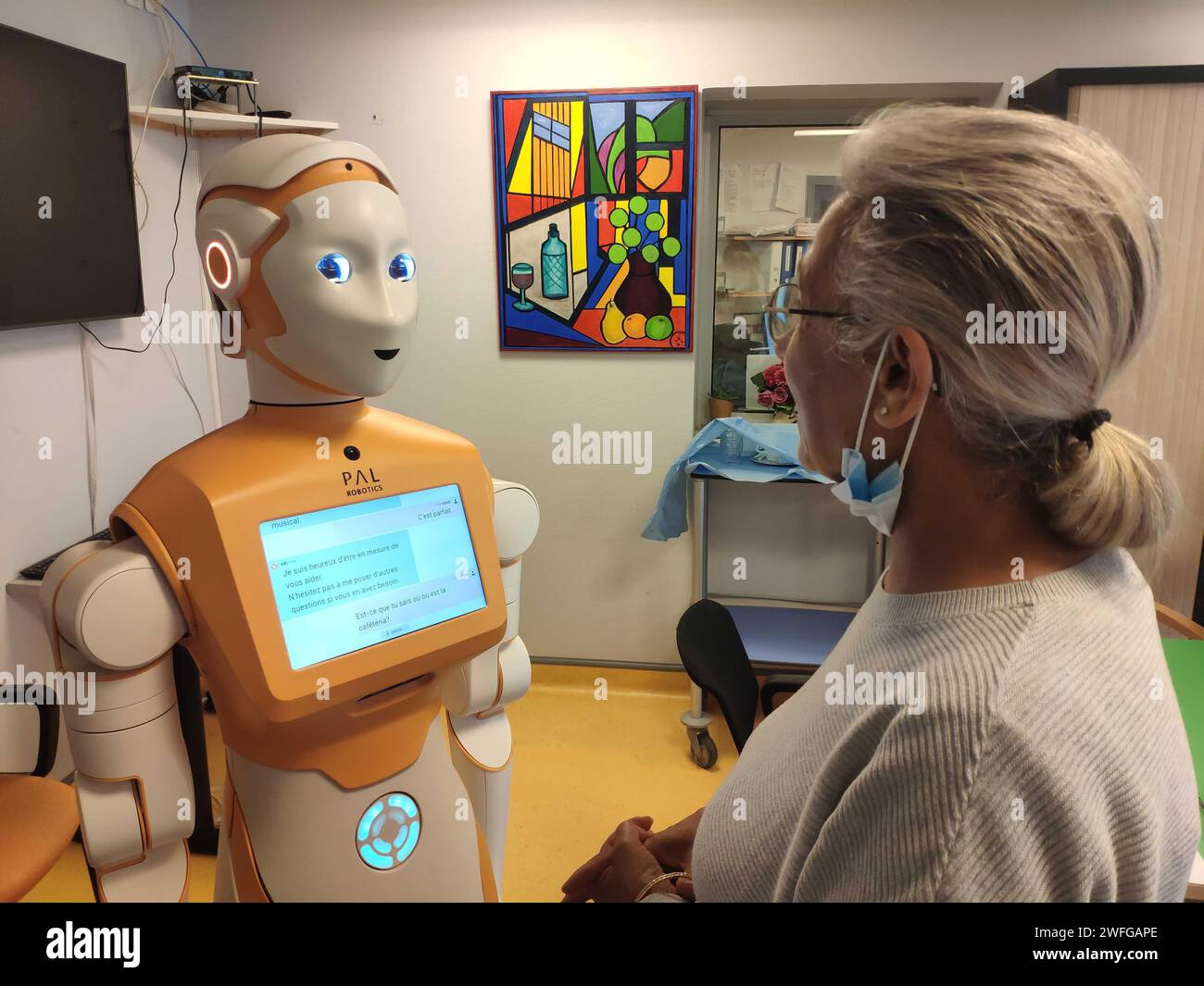 Undated handout photo issued by Assistance Publique Hopitaux de Paris ...