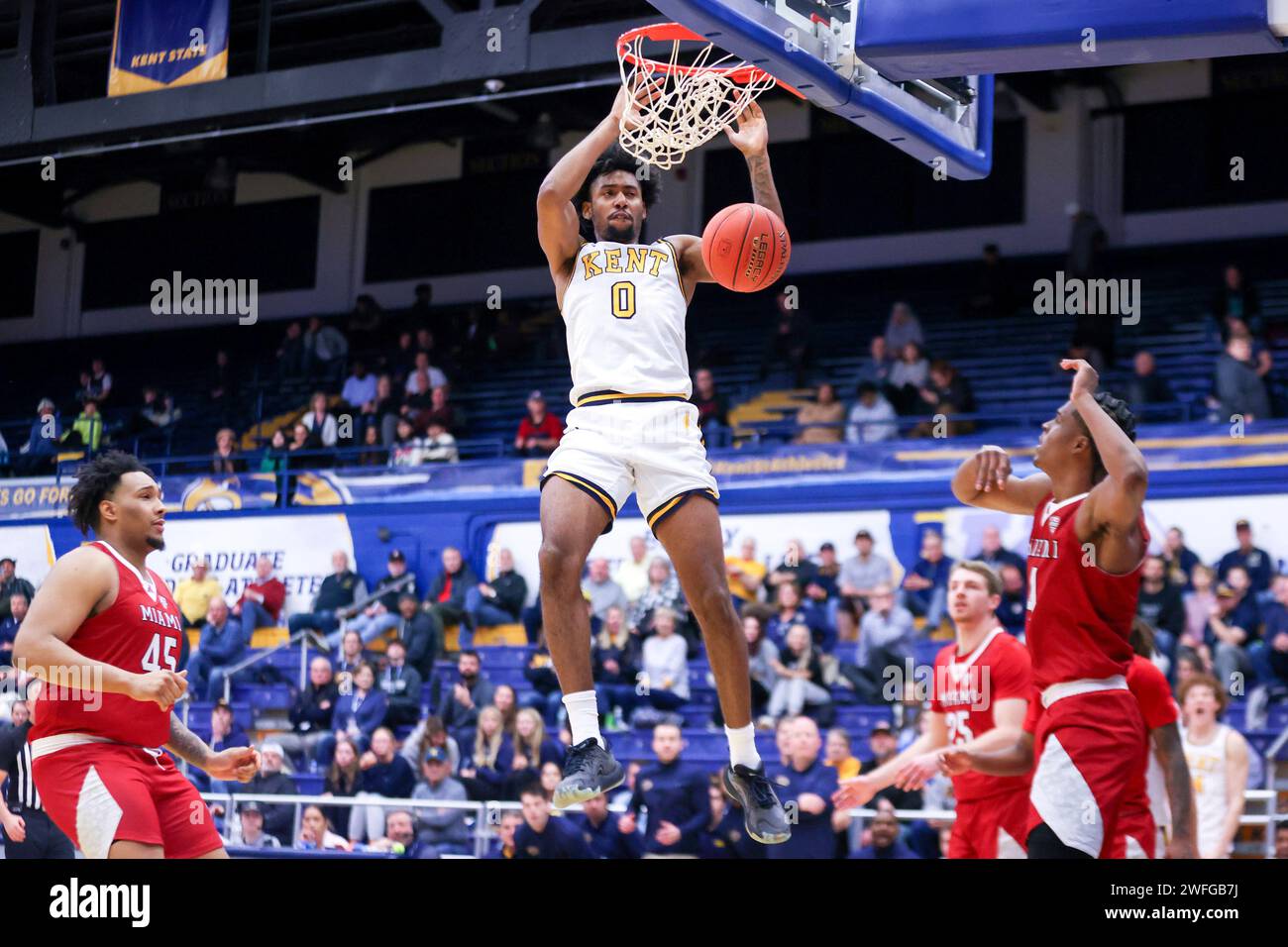 KENT, OH - JANUARY 30: Kent State Golden Flashes guard Julius Rollins ...