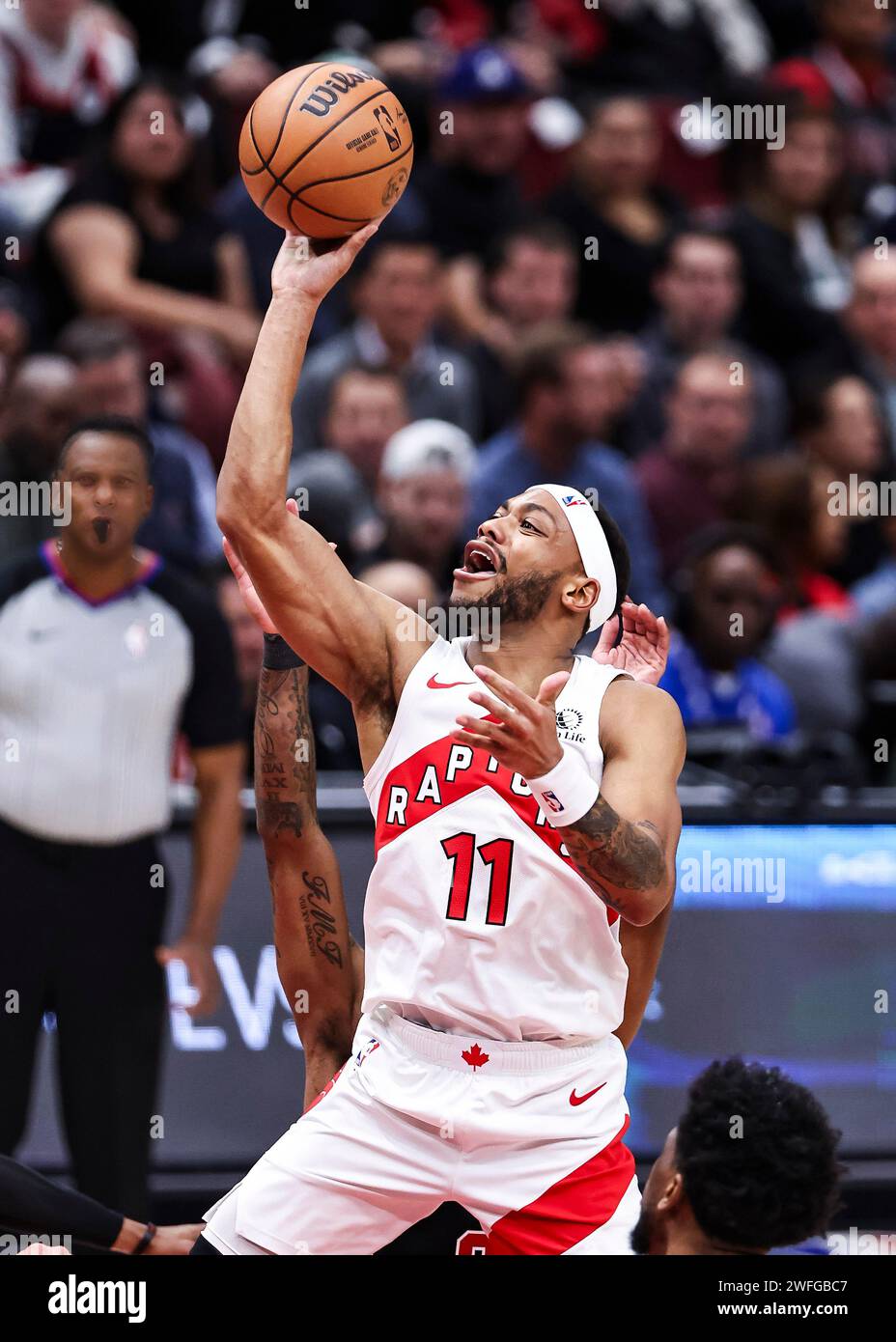 Chicago, USA. 30th Jan, 2024. Toronto Raptors forward Bruce Brown ...