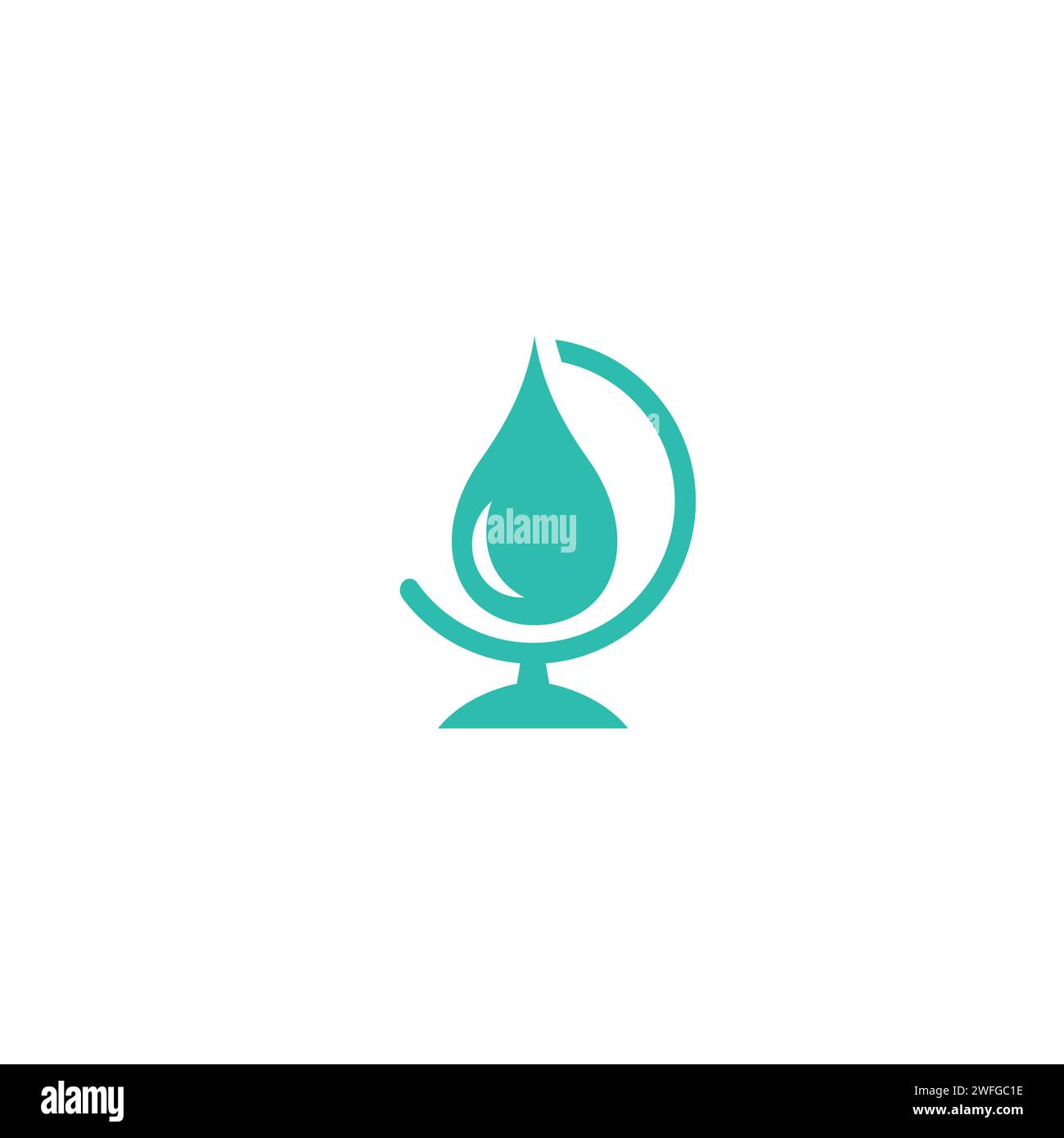 Save water plant icon Cut Out Stock Images & Pictures - Alamy