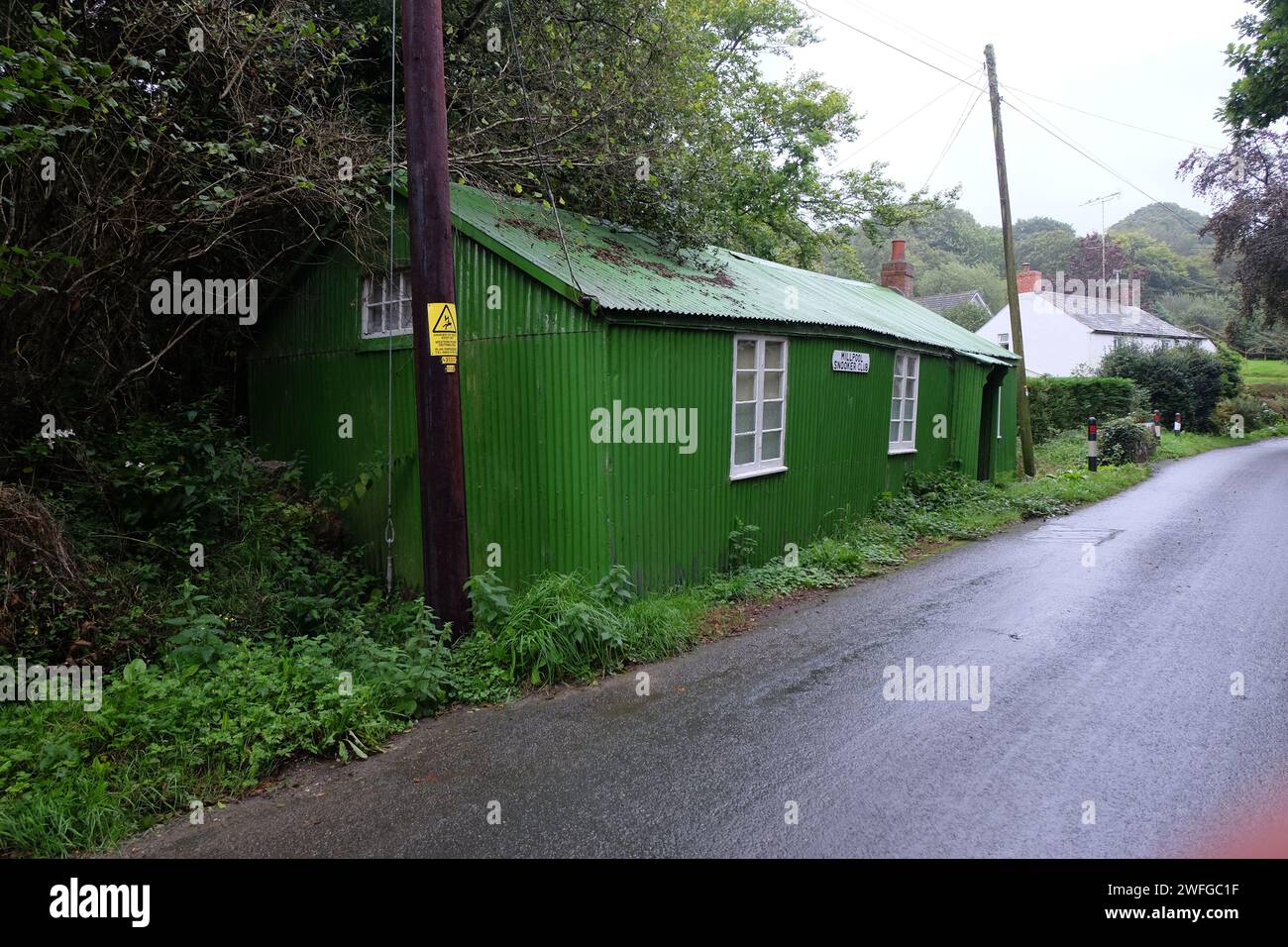 Corrugated building in Millpool hamlet in the parish of Cardinham ...